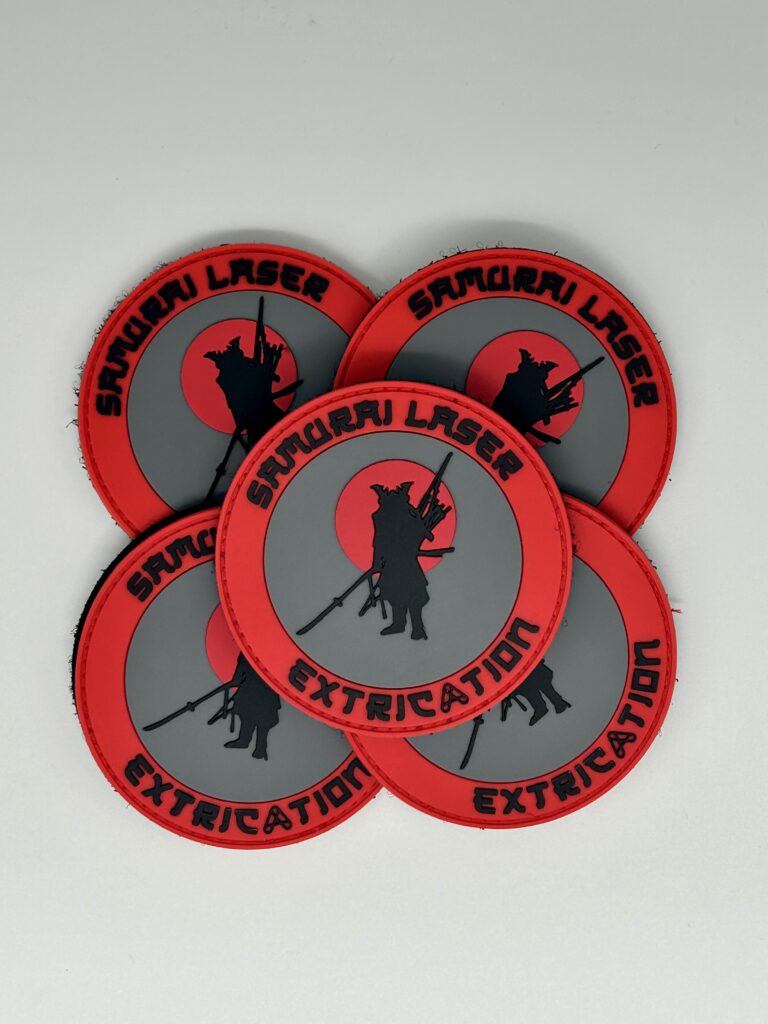 Samurai Laser PVC Patch - ATACC Group - First Aid & Medical Rescue Training